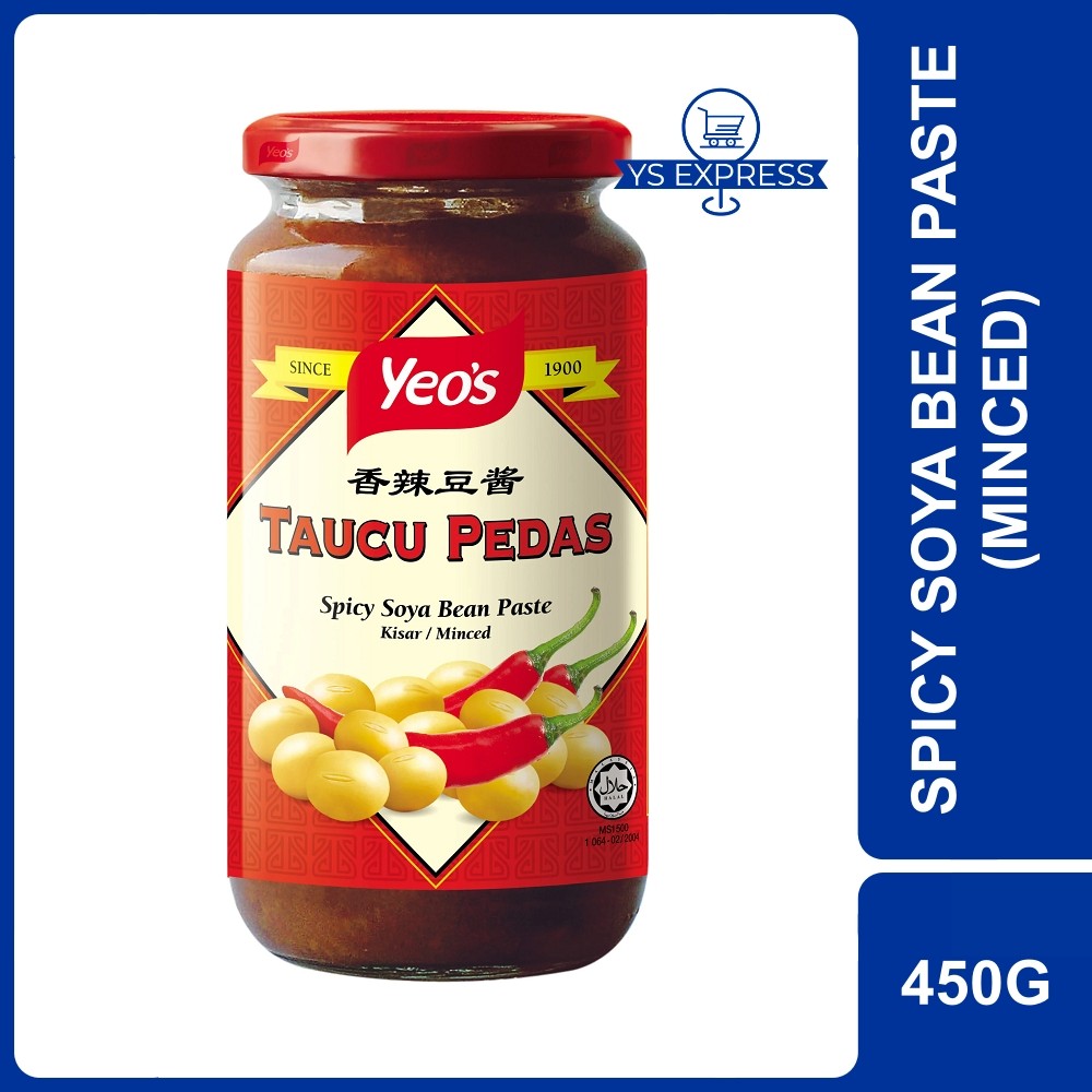 YEO'S Spicy Soya Bean Paste 450G (Minced) - Taucu Pedas (Hancur ...
