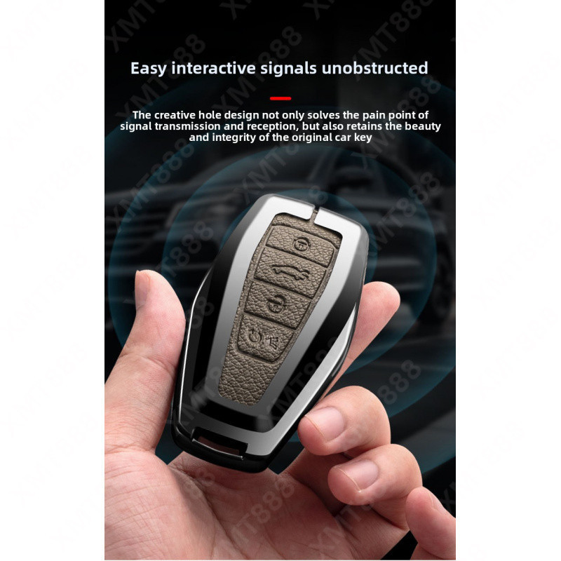 Proton X70 Key Cover Zinc Alloy for X50/X90/S70/S90 Metal Leather Smart ...