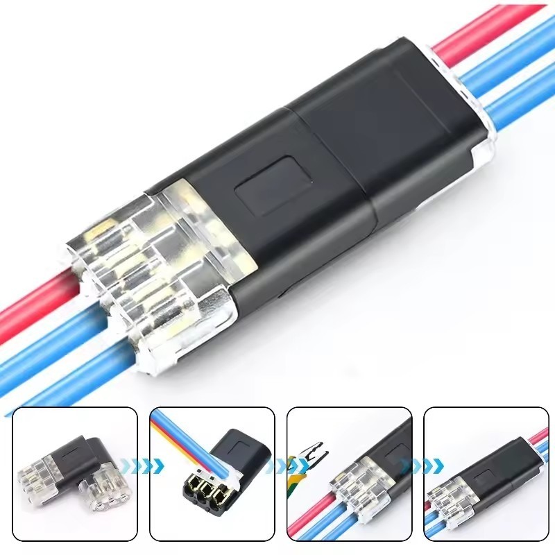 1-5PCS 3Pin Way Plug Electrical Connector - D3 Plug-in Type Quick ...