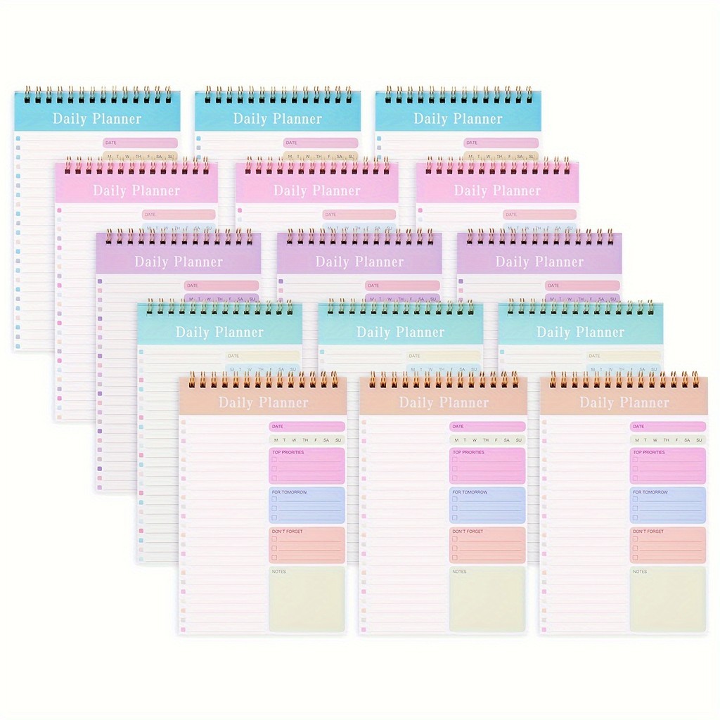 Ossayi 1Pack Daily Planners Teacher A5 30Sheet Schedule Spiral ...
