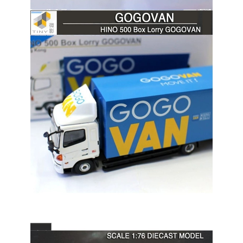 Tiny Micro Shadow HINO 500 GOGOVAN BOX LORRY HINO Truck Transporter ...