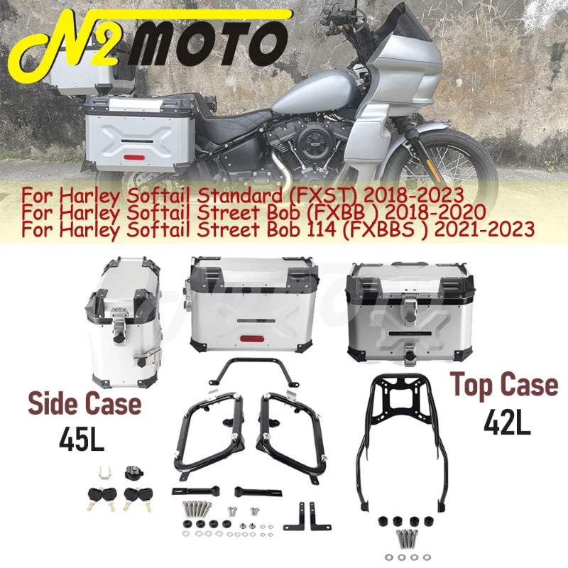 Tail Top Box Pannier Saddlebag Holder Rear Trunk Side Case Boxes ...