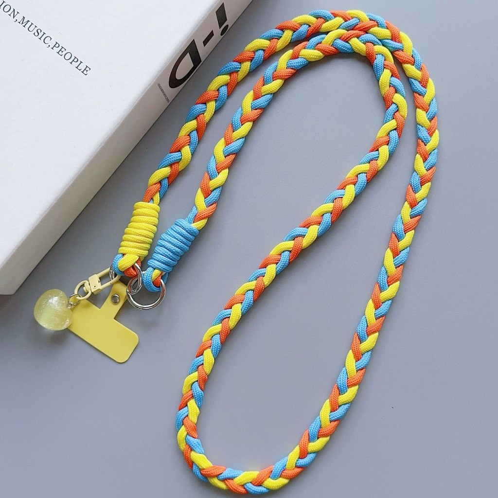 Colorful Braided Rope Fashion Diagonal Strap Rope Anti-Lost Strong ...
