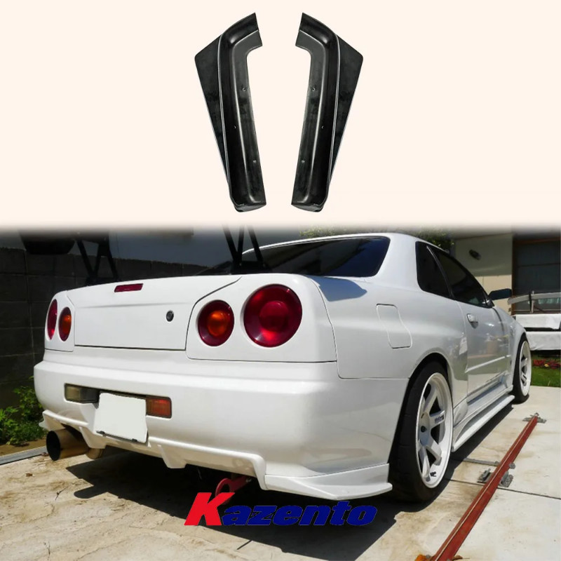 For Nissan Skyline R34 (GTR only) HSM Fiberglass Unpaint Rear Bumper ...