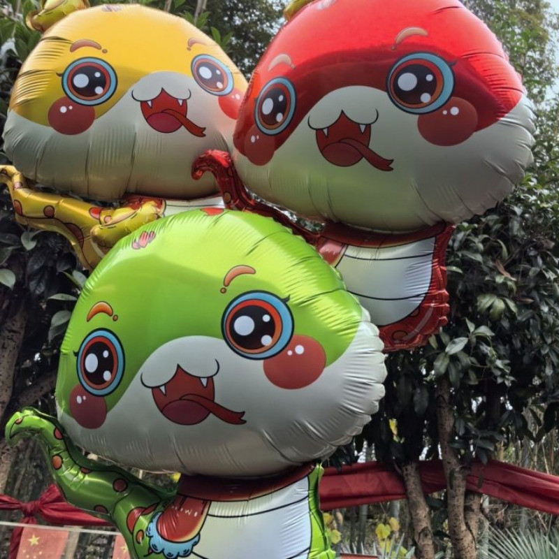 [ Featured ] Chinese Zodiac Snake Balloon - Cartoon Snake Air Balloon ...
