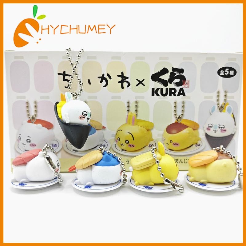 Self-mocking Adorable Bear Miniature Sushi Keychain Blind Collectible ...