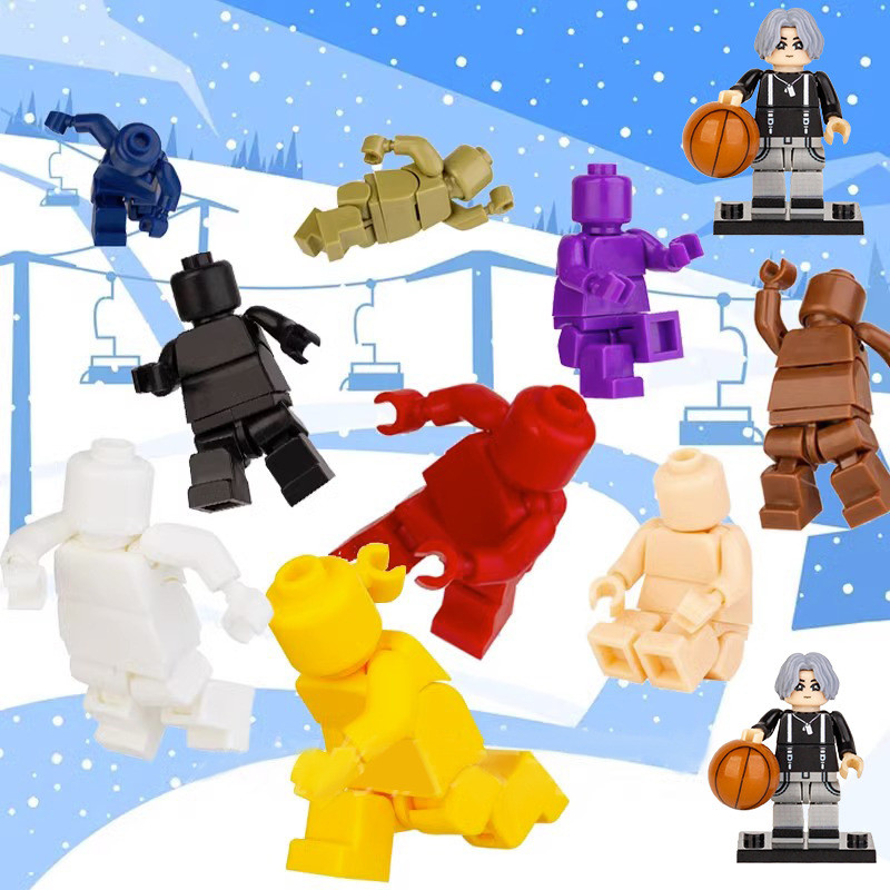 Luminous Super Movable Building Blocks Minifigures Small Particles ...