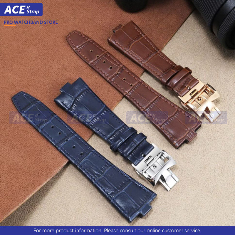 Apply To Vacheron Constantin VC45 Series Watch Leather Strap 8mm For ...
