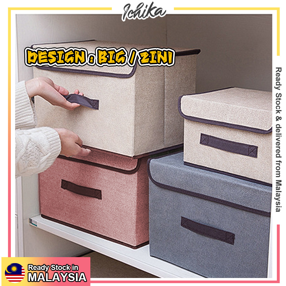 [MYSIA READY STOCK][BIG&2IN1][STORAGE BOX Korean Storage Box Foldable ...