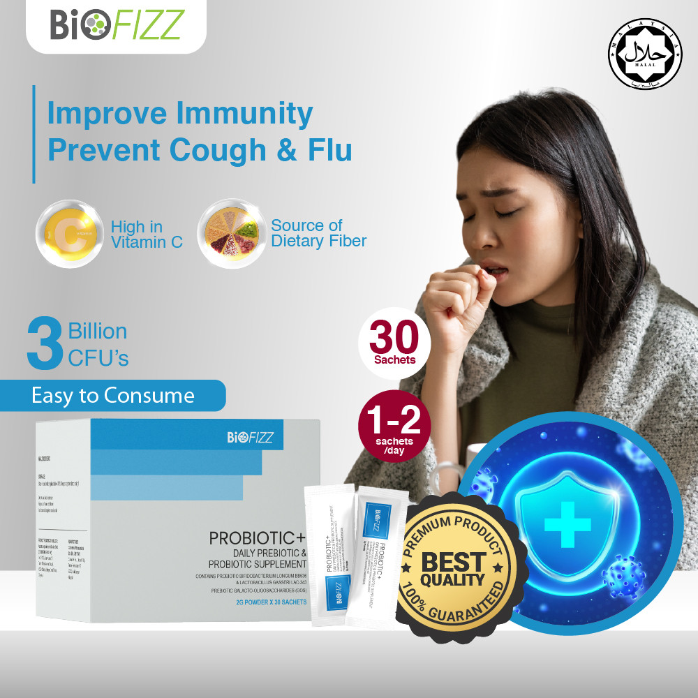 [Digestive Health] BioFizz Halal Probio+ (Probiotics + Prebiotics ...