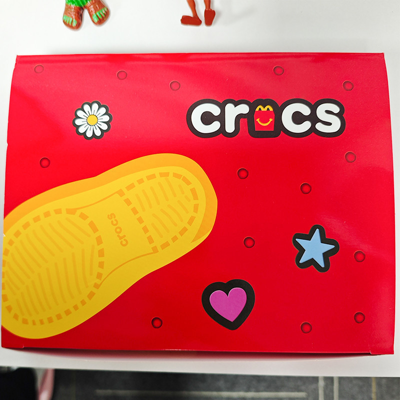 10pcs Mcdonald's Crocs Mini Key Rings Crocs Fingertip Toys with ...