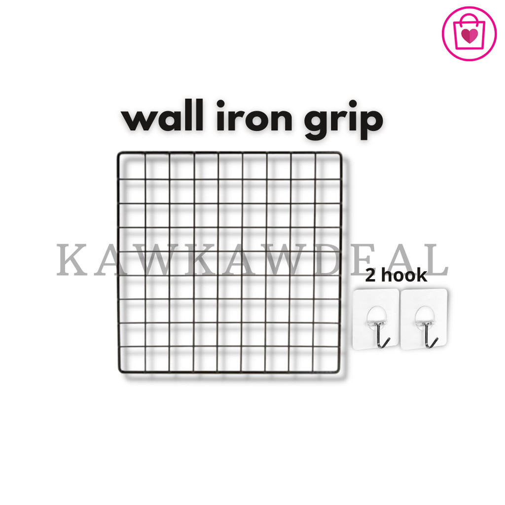 WALL IRON GRID/ JARING DINDING/ MULTIFUNCTION ORGANIZER/ FRAME FOR ...