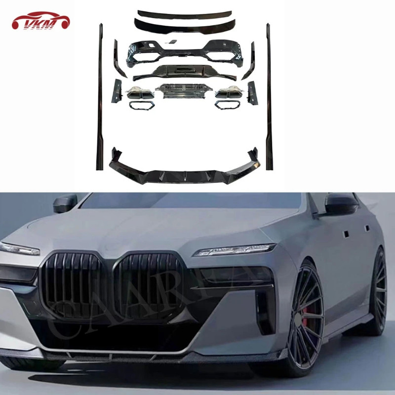 Car Body Kit for BMW 7 Series G70 Sport 2023+ Front Bumper Lip Rear ...