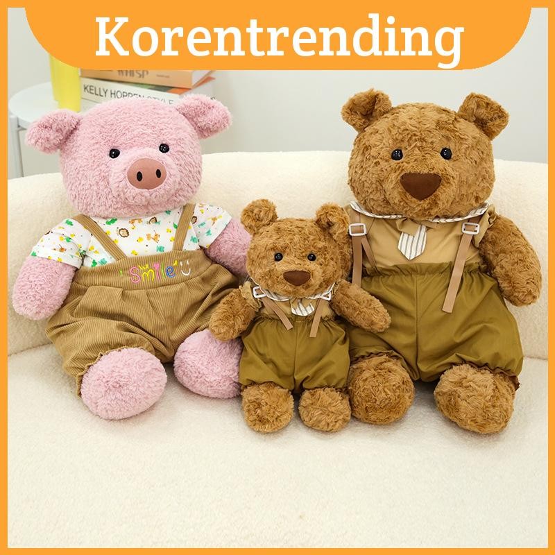 New Adorable Cute Pig Plush Teddy Bear Doll For Birthday Gift Pillow ...