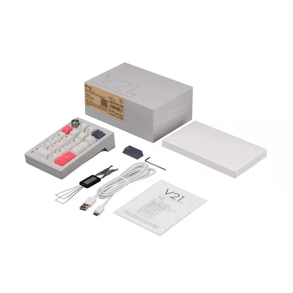 Cidoo V21 v2 Aluminium Numberpad Wireless 3mode Mechanical Keyboard ...