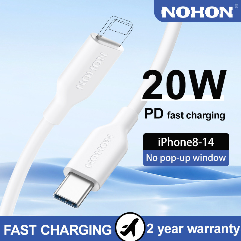 NOHON Classic Series Fast Charging CtoLPD Data Cable | Shopee Malaysia