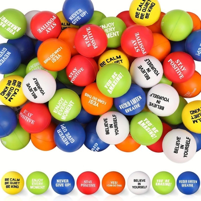 Inspirational Slogan Stress Balls-Motivational Office Toys for ...