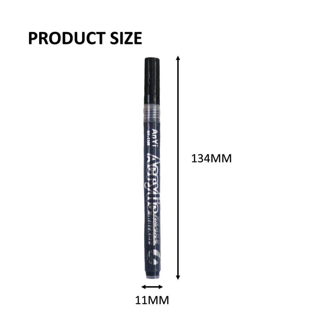 SM Washable Graffiti Arcylic Pen Painter Tattoo Pen Temporary Tattoo ...