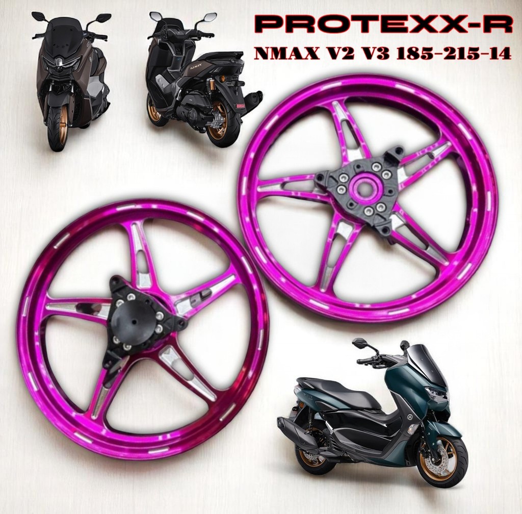 NMAX v2 v3 NVX v1 v2 Protexx-R Scootism PX-5 Sport Rim NMAX155 NVX155 AEROX155 | Shopee Malaysia