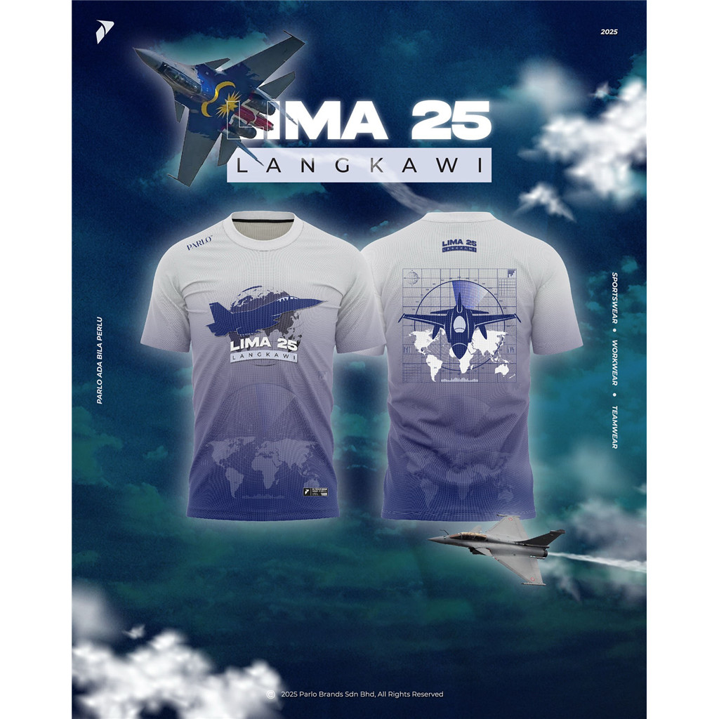 2025 Malaysia LIMA 25 design Sublimation T-shirt | Shopee Malaysia