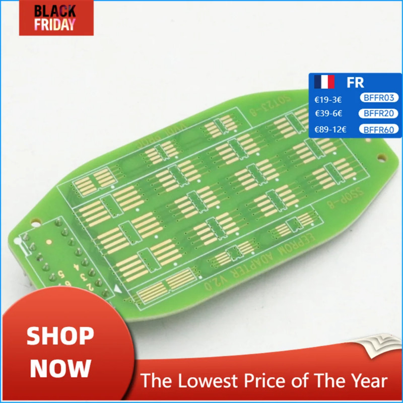 VVDI PROG Programmer Eeprom Clip Adapter V2.0 SOP8 SSOP8 SOT23-8 | Shopee Malaysia