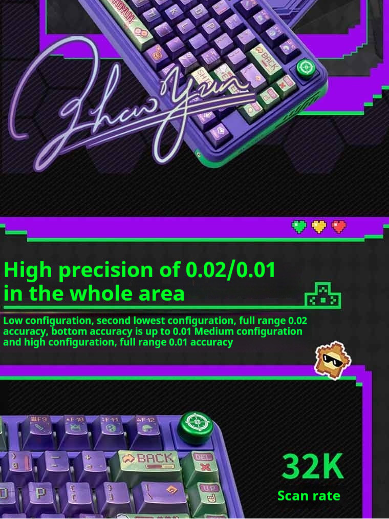 VALKYRIE VK MAG 75 gaming magnetic axis wired gaming keyboard, 8K ...