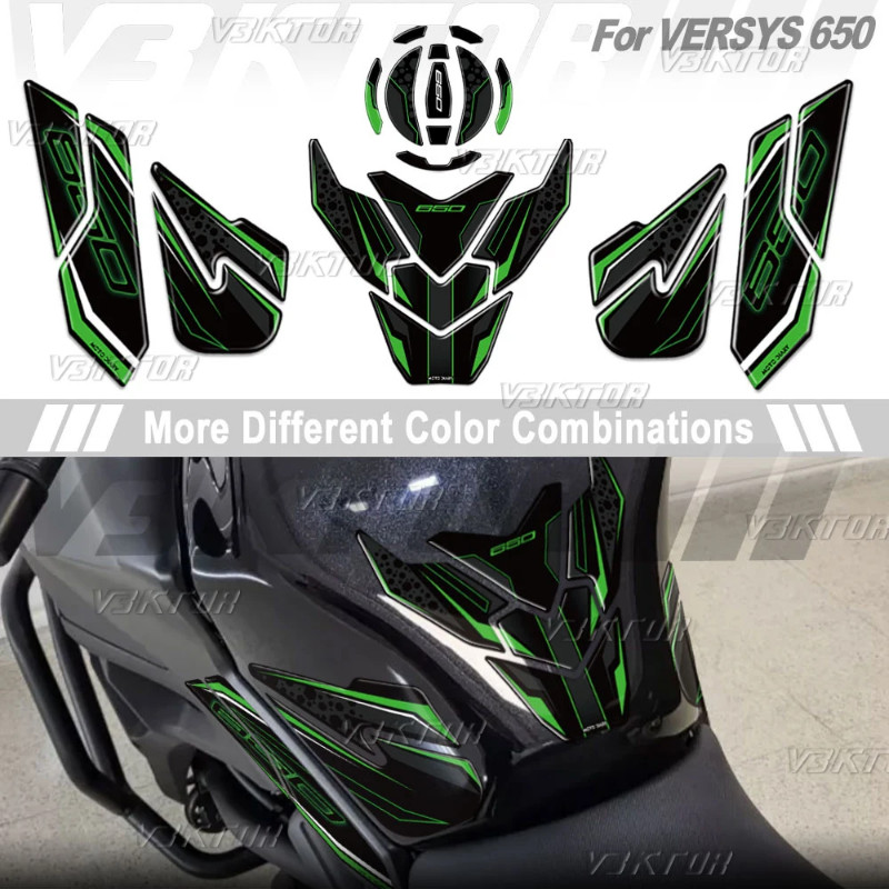 3D Resin Tank Pad Sticker Motorcycle Fuel Tank Protection Decal For ...