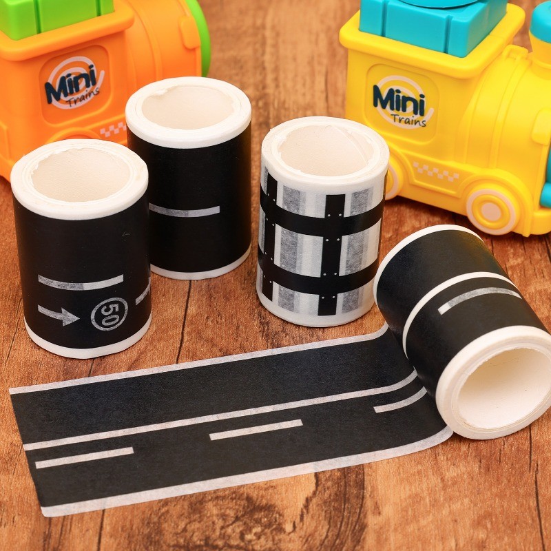 Multi-Style Traffic Railway Tape Sticker - Diy Road Rail Transit Tape ...