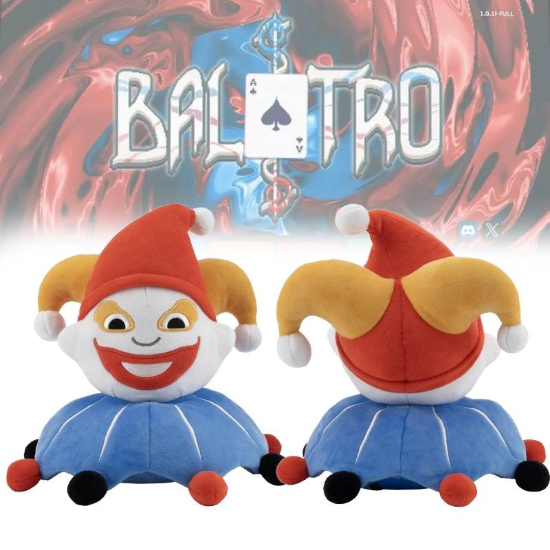 Jimbo Balatro Beautiful Plush Enchanting Blue Clown Plush Figure Game ...