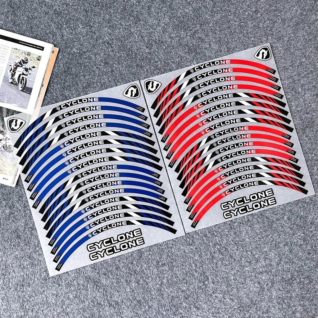 For Cyclone RT2/RT3/RT4 Special Wheel mags Stickers Reflective ...
