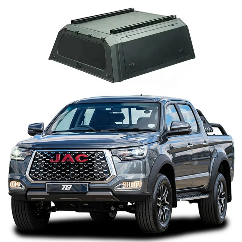 Truck Camper Black Canopy 4X4 Pickupk Truck Canopy Customizable for JAC ...