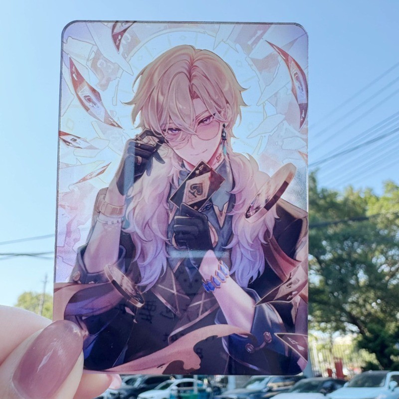 Honkai: Star Rail Transparent Card Firefly Aventurine Anime Peripheral ...