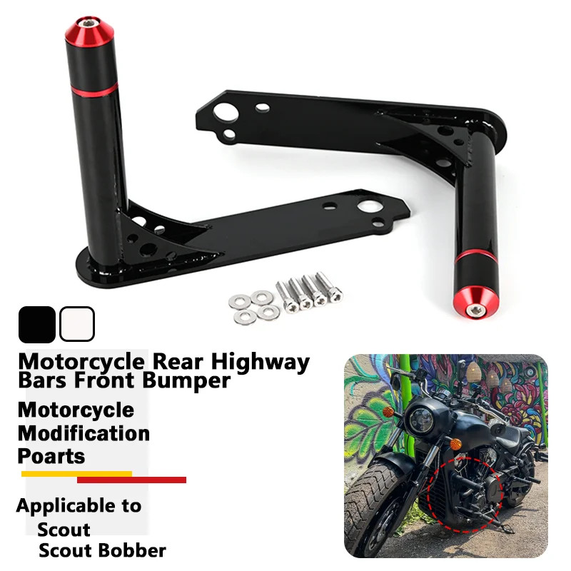 Engine Guard Highway Foot Peg Crash Bars Bumper Stunt Cage For Indian ...