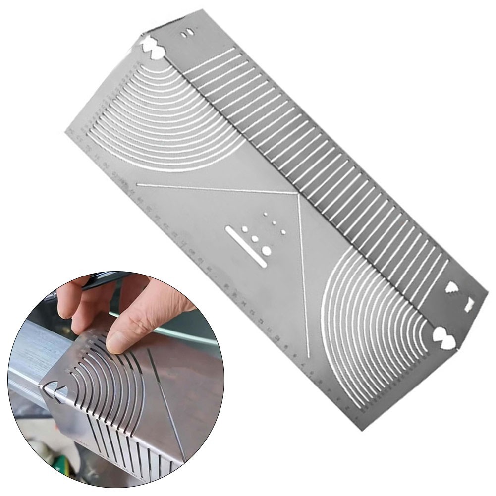 [LUMY]90° Angle Marking Ruler Angle And Marking Tool Square Tube ...