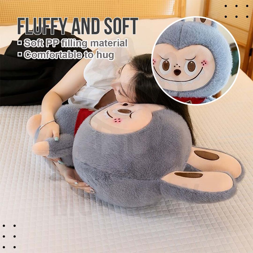 ⭐Moo Baby Boneka Labubu Besar Patung Labubu Big Labubu Soft Toy Labubu ...