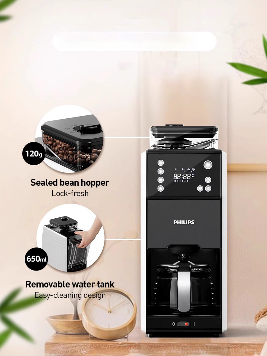 Philips American Fully Automatic Coffee Machine HD7901 | Shopee Malaysia
