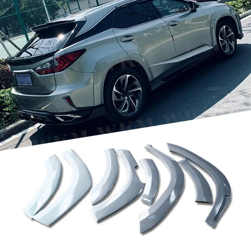 Car Fender Flares Arch Wide Wheel Eyebrows Mudguard Lip Cover Mud Guard ...