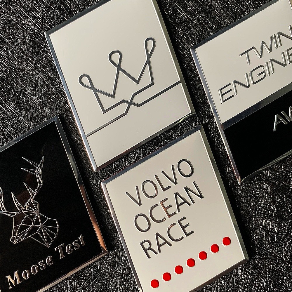 Modified Polestar Volvo Ocean Race R Design Metal Aluminum Car Emblem ...