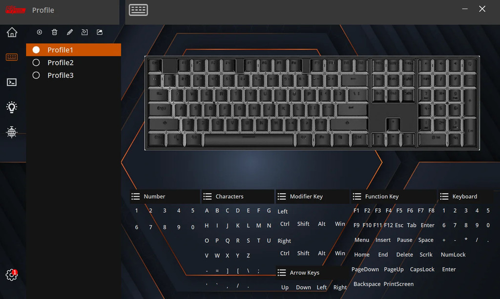 Royal Kludge RK108 RGB Mechanical Keyboard 3-mode BT/2.4G/Wired Hot ...