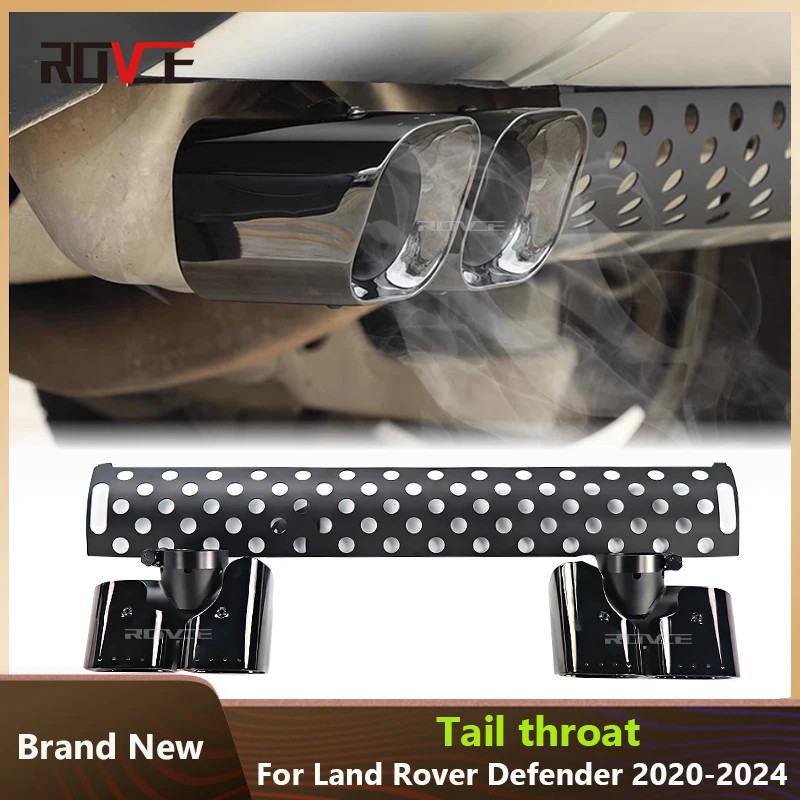 ROVCE Rear Exhaust Muffler Tip Pipe Rear Bumper Diffuser Lower Guard ...