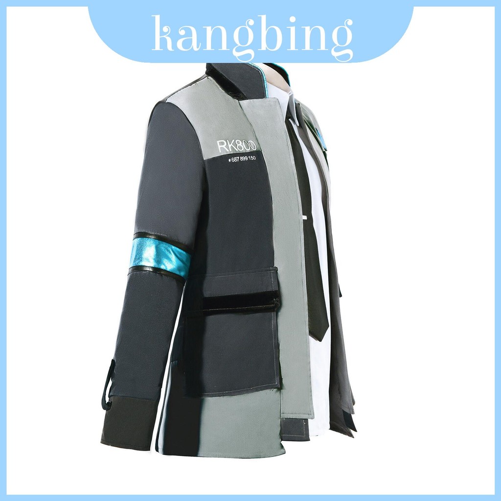 Premium Become Detroit Human Rk800 Connor Cosplay Costume Complete ...