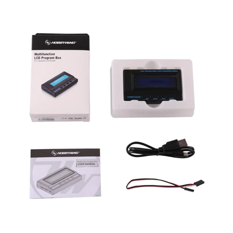 HOBBYWING 3in1 3 IN 1 3in 1 Multifunction LCD Program Box program card ...
