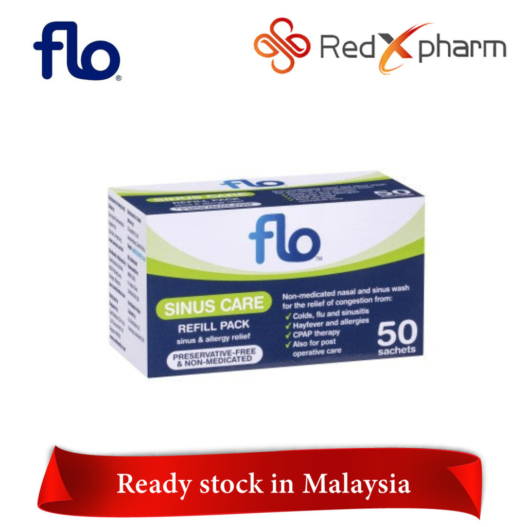 Flo Sinus Care Refill Pack 50 Sachets (Ready Stock) | Shopee Malaysia