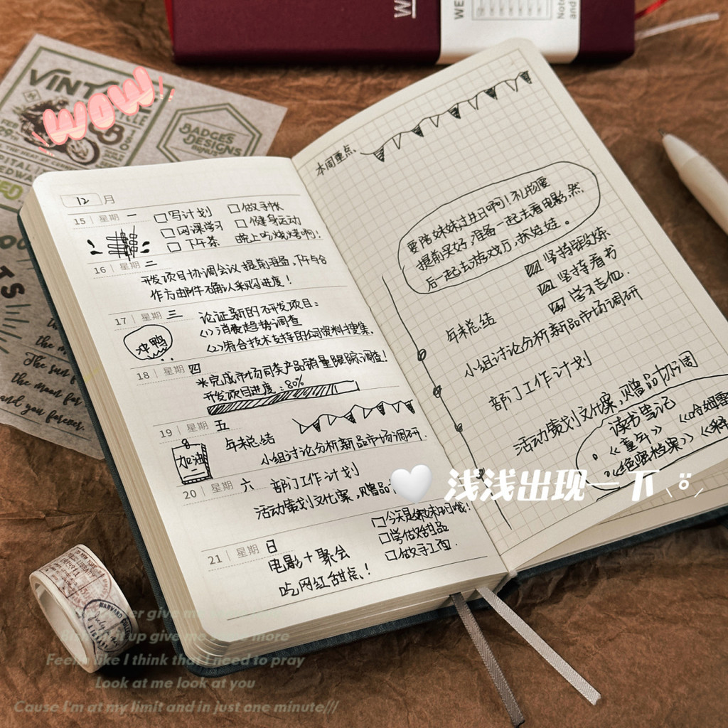 Self-discipline Check-In Weekly Notebook Notebook a6 Plan Self-Filling ...