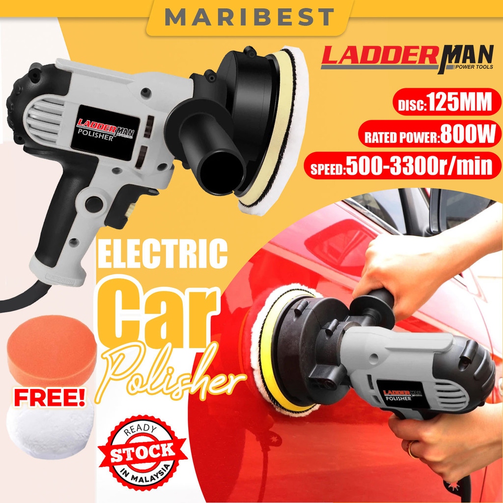 800W Ladderman Electric Car Polisher Buffer Polishing Machine Polish ...