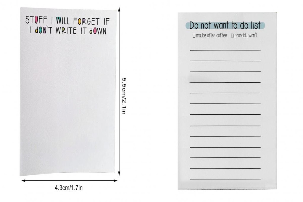 oupinwou High Quality Paper Sticky Notes Things I Maybe Forget Sticky ...