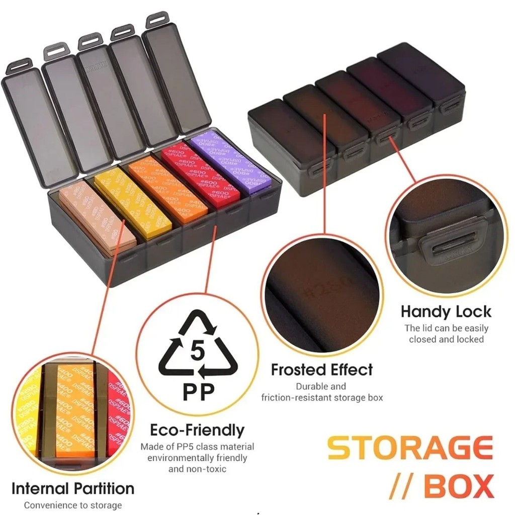 DSPIAE SS-S01 SS-S02 Sanding Sponge Set For GK Military Model Combo Arc ...