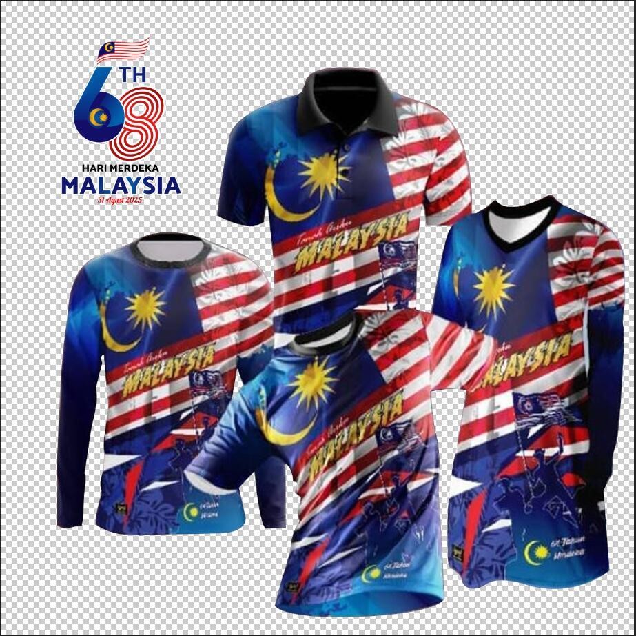 2025 - 2026 Merdeka Malaysia 68 Theme - designed 3D Polo T - shirts and ...