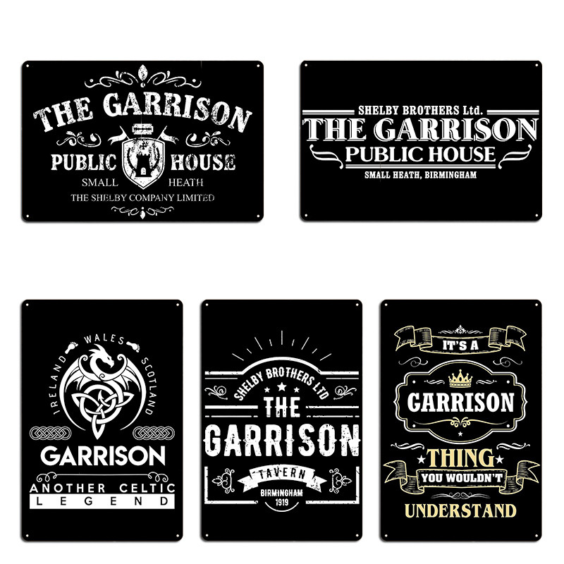 The Garrison The Shel Poster Metal Plaque Poster Cinema Garage Club Bar ...