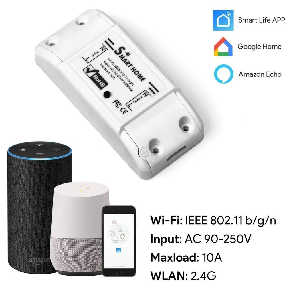 Intelligent Switch Mini Modular Switch TUYA WIFI timing control Smart ...